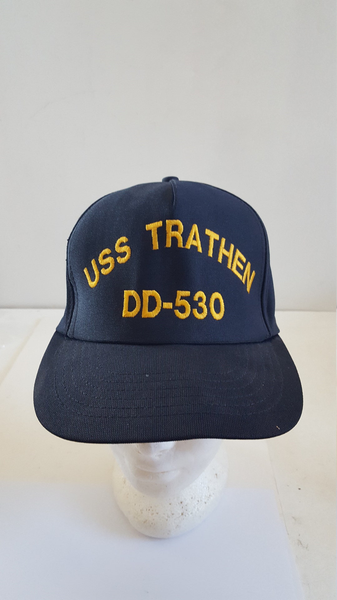 Vintage Circa 1980's Used Condition US Navy Ballcap USS Trathen DD-530 ...