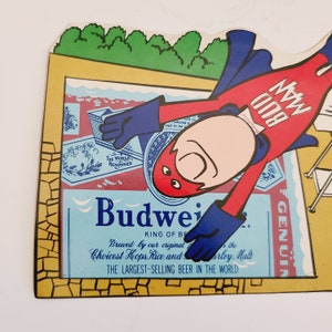 Vintage Circa Late 1960's to Early 1970's Budweiser "bud Man" Superhero ...