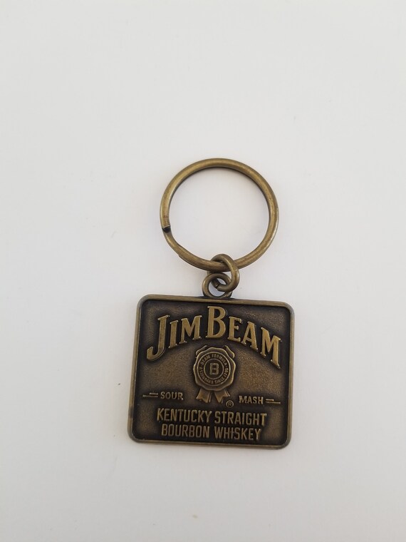 Vintage circa 1980's Jim Beam Whisky keychain, measur… - Gem