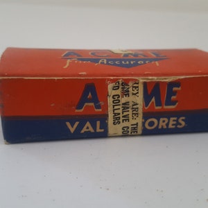 Vintage 1950's Box of 97 Acme Valve Cores (short) No.151, Near Complete ...