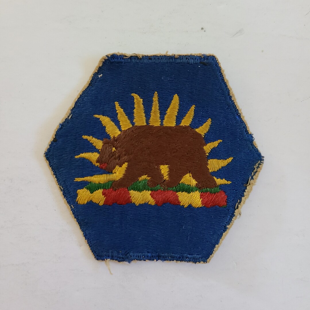 Vintage Circa 1940's California National Guard Uniform Patch, From ...