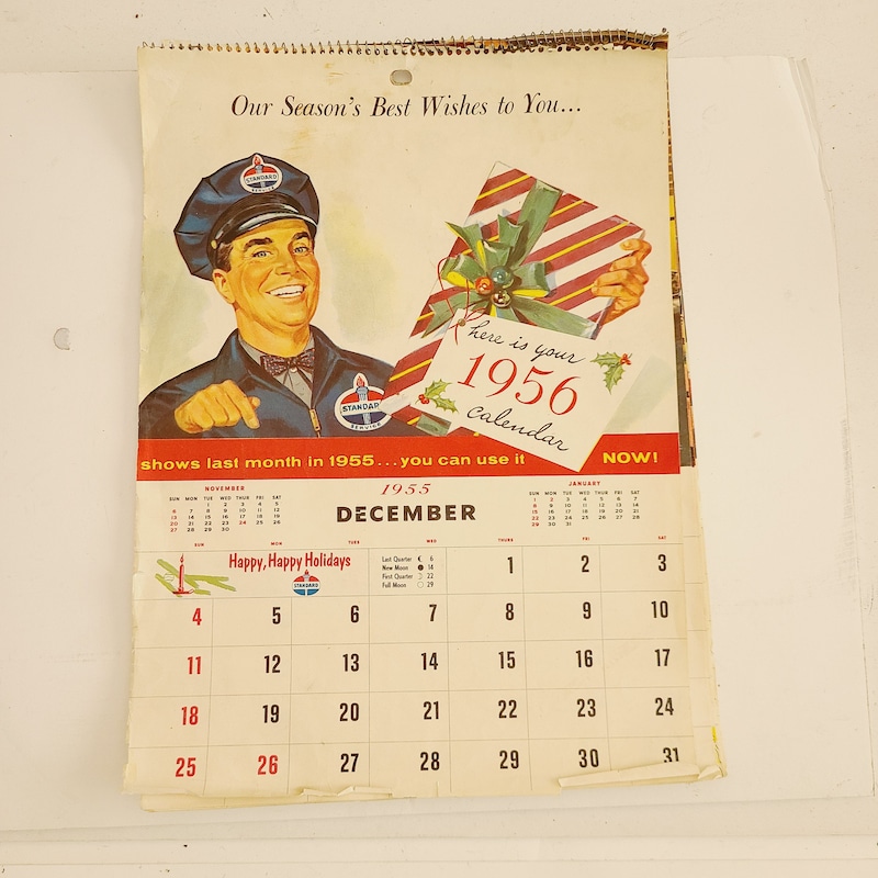 Calendar Vintage - Etsy