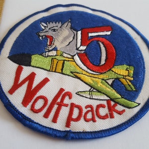 Vintage Circa1980's United States Air Force Cadet Squadron 5 Wolfpack ...