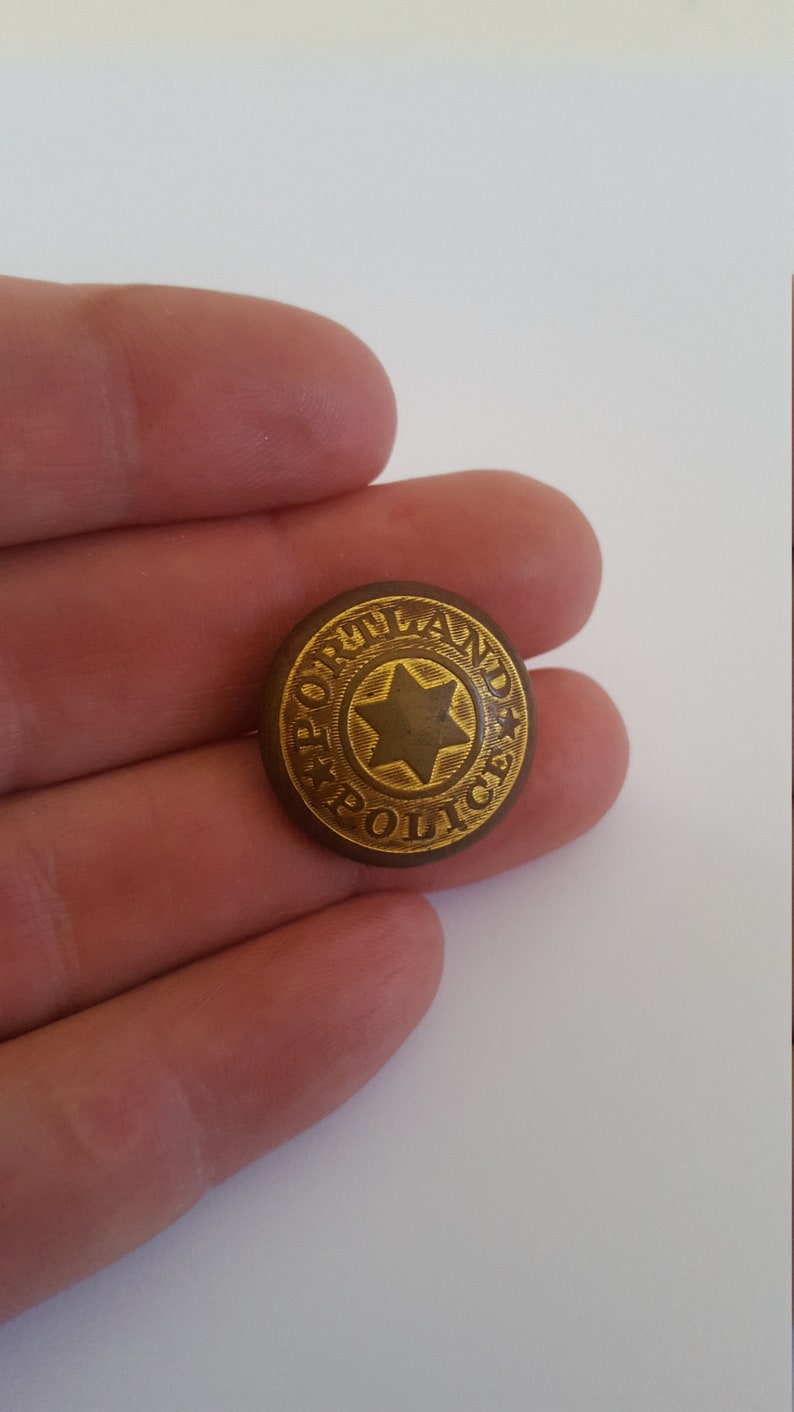 Antique Portland Police Department Uniform Button Superior - Etsy