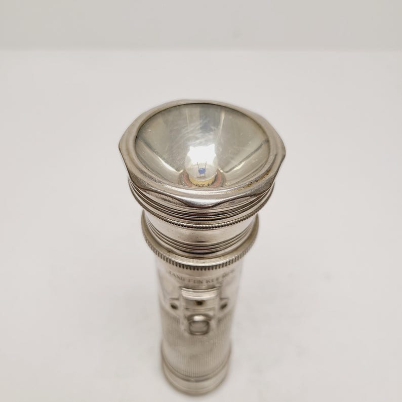 Vintage Circa 1930's Tang Fun Kee "navy Brand" 2 D Cell Flashlight ...