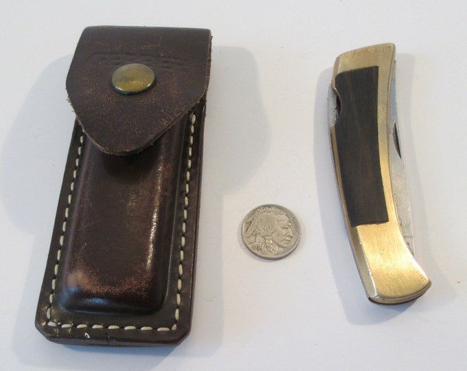 Vintage Gerber Folding Sheath Knife, Sportsman II Made in Germany ...