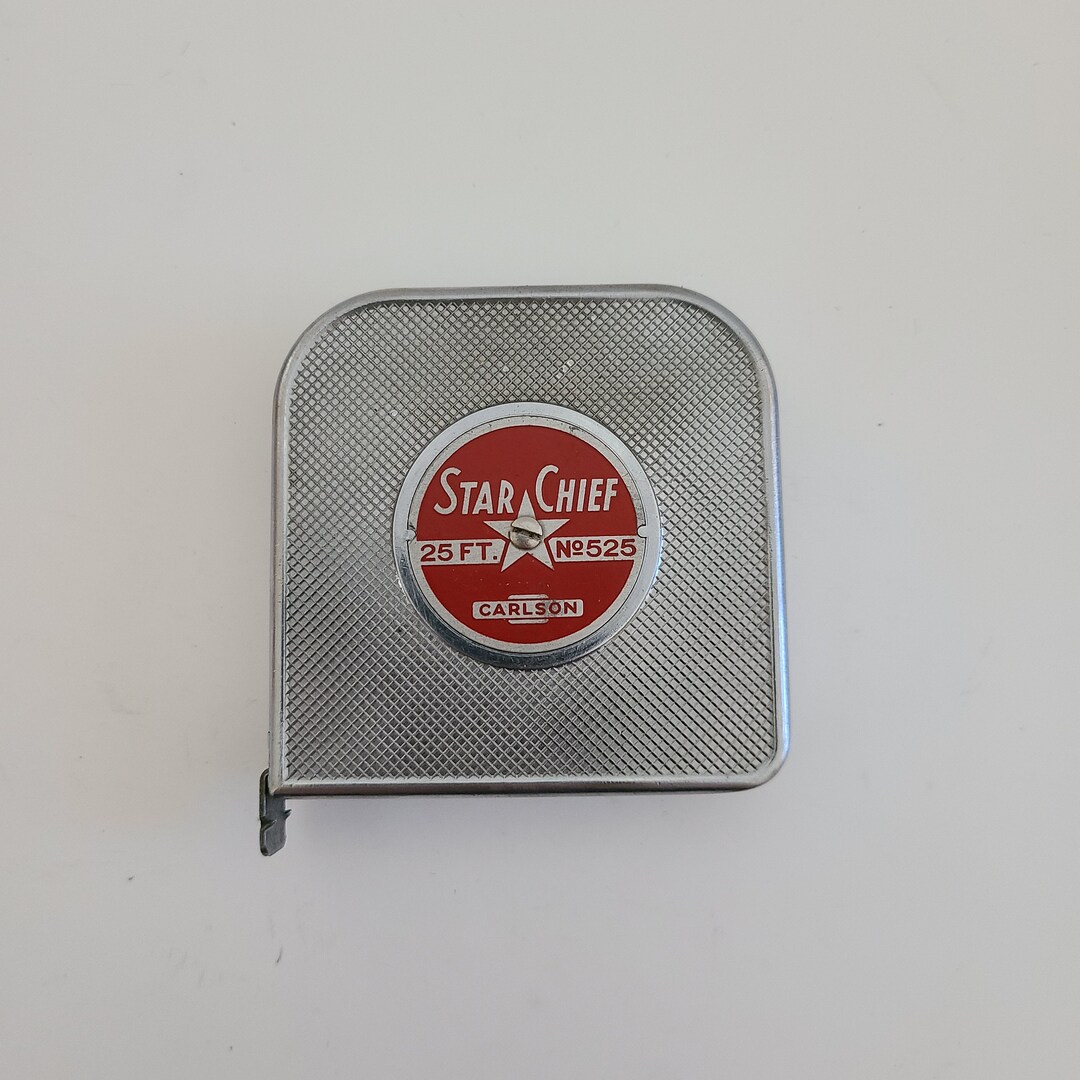 Vintage Star Chief Tape Measure: Carlson & Sullivan No.525, 25 Ft - Etsy