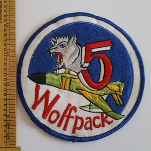 Vintage Circa1980's United States Air Force Cadet Squadron 5 Wolfpack ...