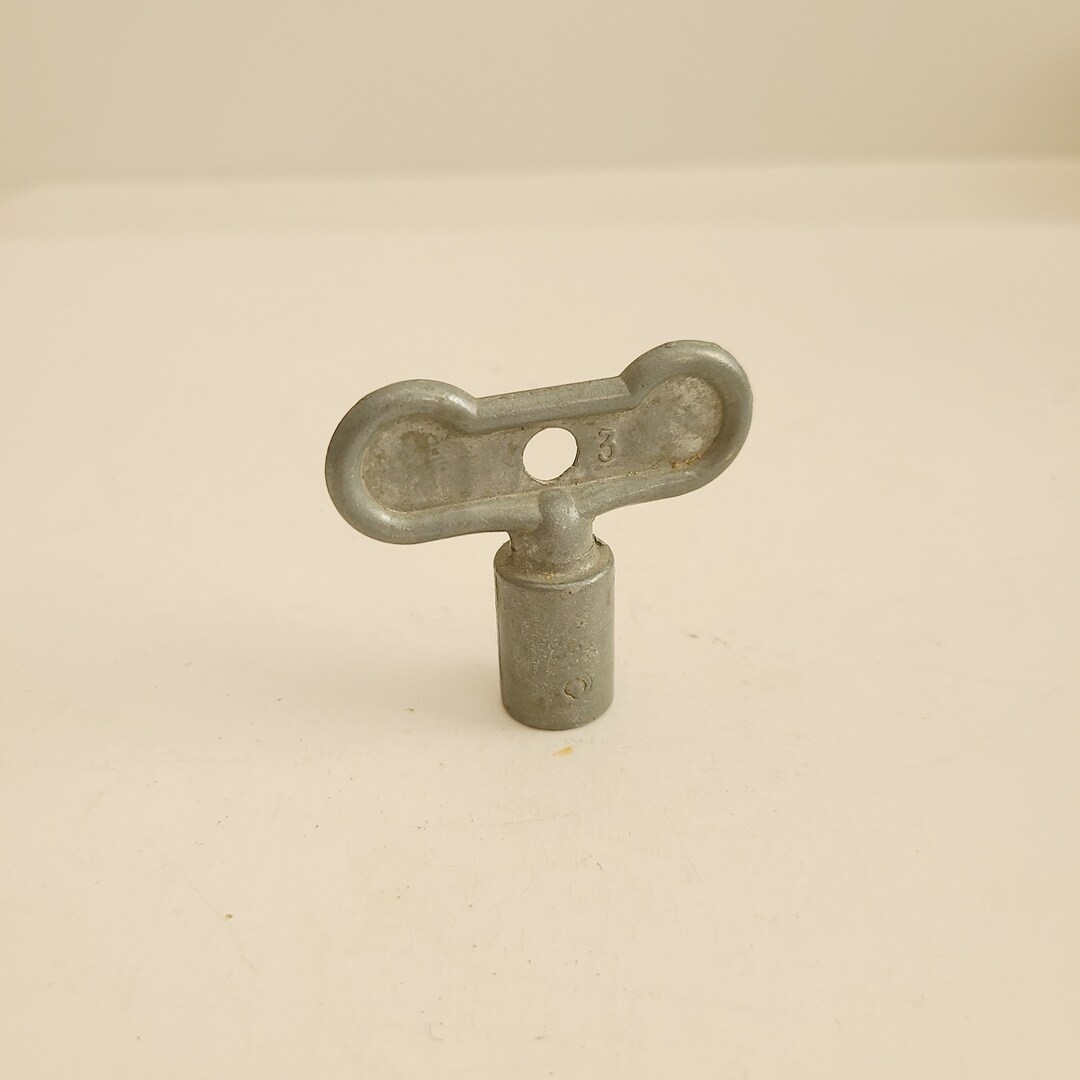 Vintage Circa 1970's Gas Log Lighter Key, Zinc or Aluminum Non-sparking ...
