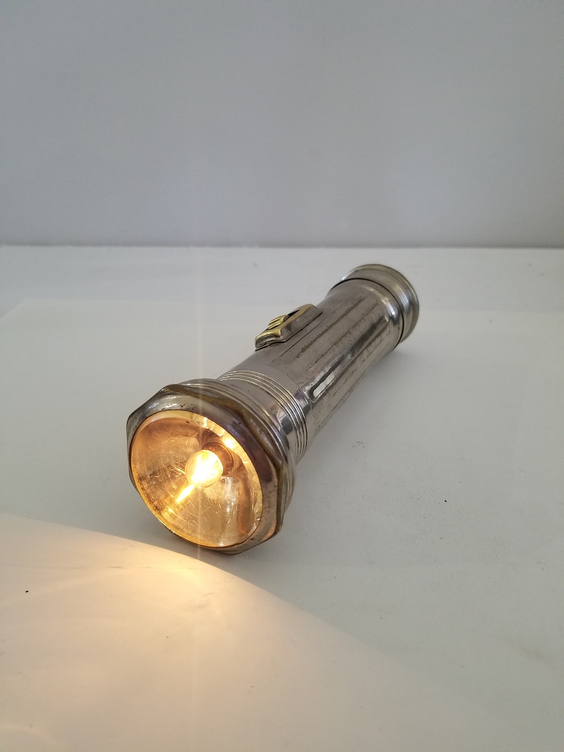 Vintage Circa 1929 Sol-ray 2 D Cell Flashlight in Working - Etsy