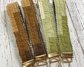 Americana Patchwork Key Fob - Upcycled Quilt Charm - One of a Kind ...