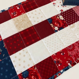 Americana Table Runner Made in USA American Cottage - Etsy