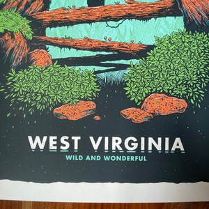 Wild Wonderful West Virginia Black Bear Fine Art Screenprint A Perfect ...