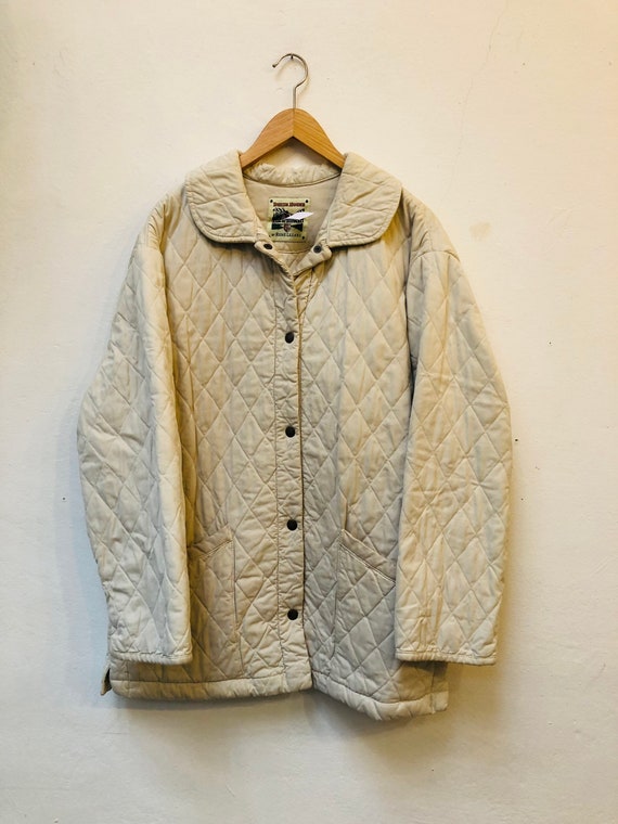 Vintage Quilted Jacket, Unisex - Gem