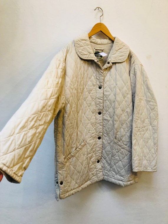 Vintage Quilted Jacket, Unisex - Gem