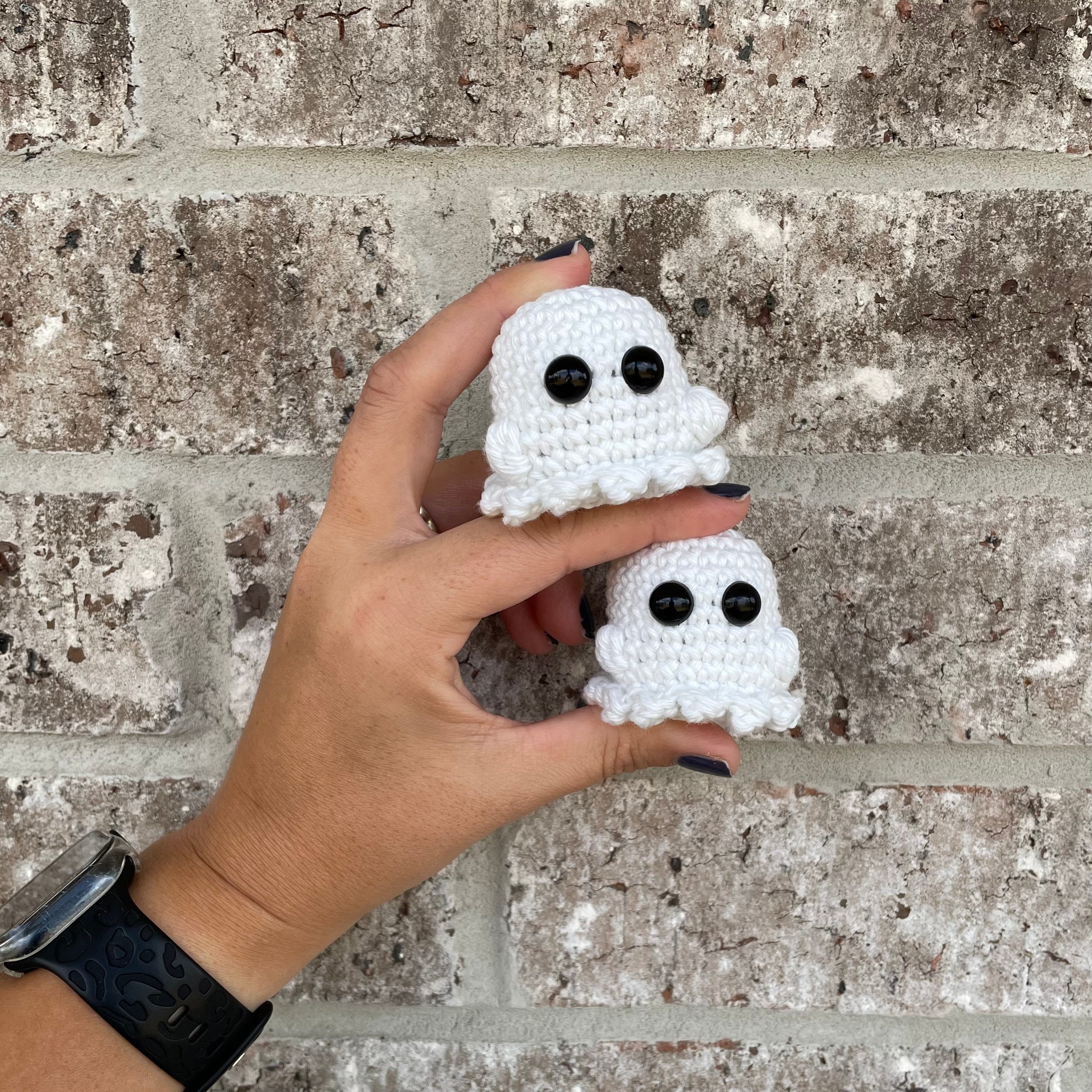 Glow in the Dark Crochet Ghost, Glowing Ghost Crochet, Halloween Ghost ...