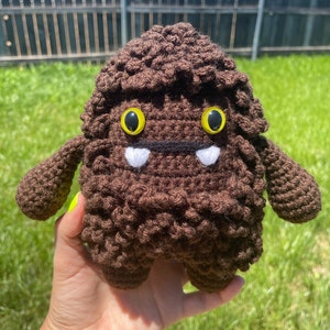 Shaggy Sasquatch Crochet Pattern - Bigfoot Amigurumi Monster | DIY ...