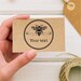 Personalized BEE Stamp Ex Libris Stamp Stamp for Beekeeper Honey Bee ...