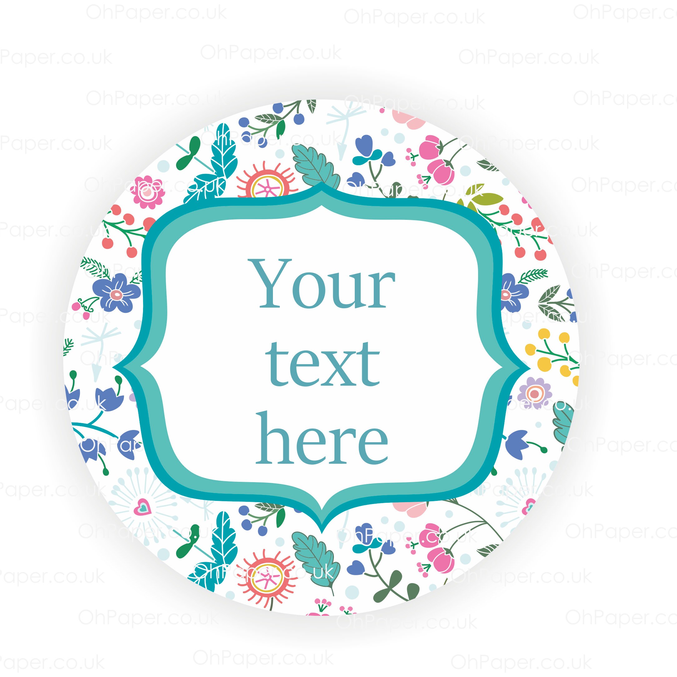 PERSONALISED STICKERS Your Text Stickers / Custom Labels / | Etsy