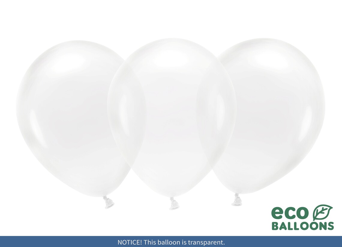 ECO BIODEGRADABLE Balloons TRANSPARENT / Crystal Clear / - Etsy