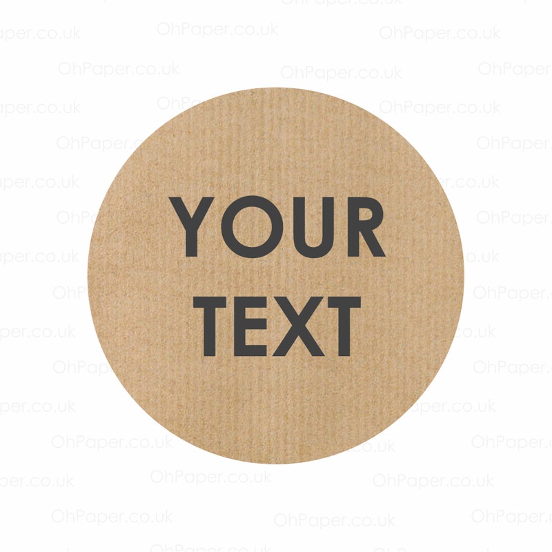 Kraft Sticker - Etsy