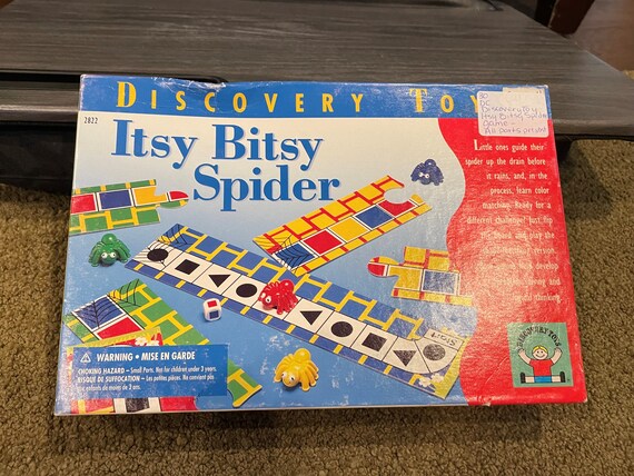 Itsy Bitsy Spider Game from Discovery Toys 1998. | Etsy