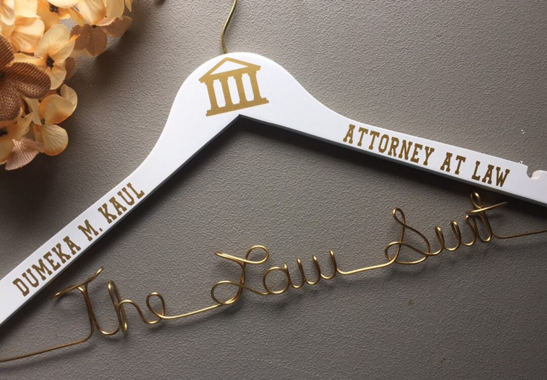 Personalized Attorney/lawyer Hanger,new Graduate, Great Gift for the ...