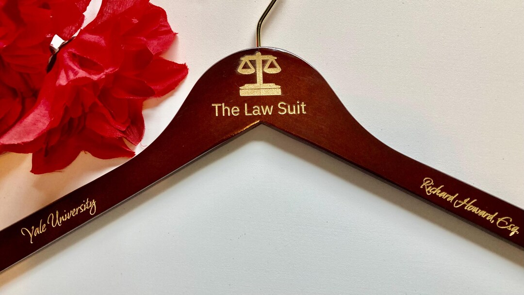 Lawyer Hanger, New Graduate or the Soon to Be Lawyer, Attorney Gift ...