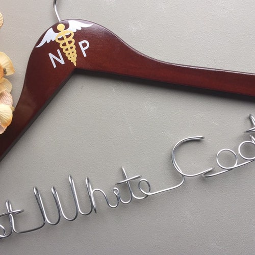 1st White Coat Personalized Nurse Practitioner Hanger New - Etsy