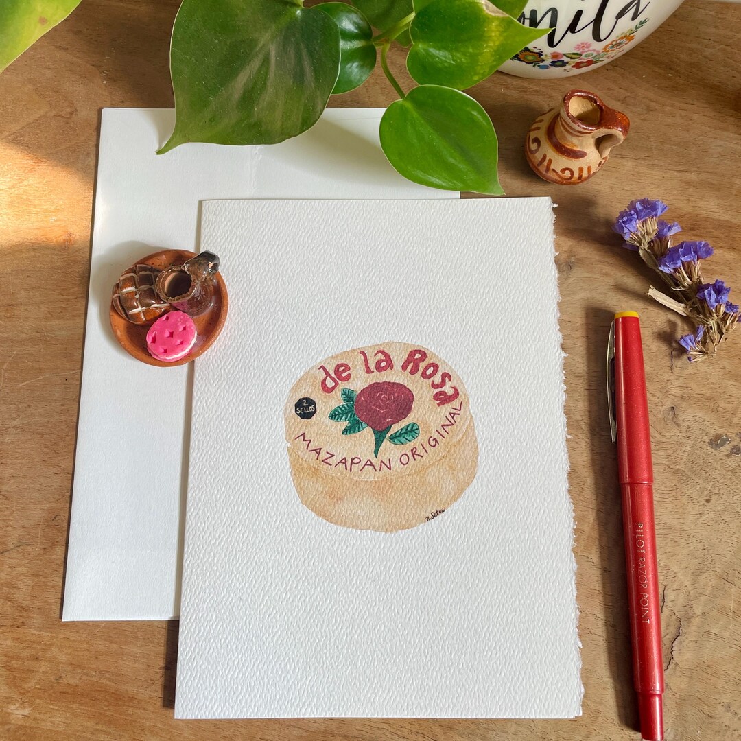 Mazapan Greeting Card, Latina Greeting Card, Latinx Culture, Tarjeta ...