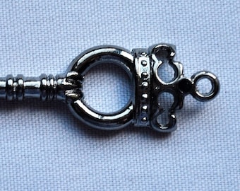 Crown key pendant | Etsy