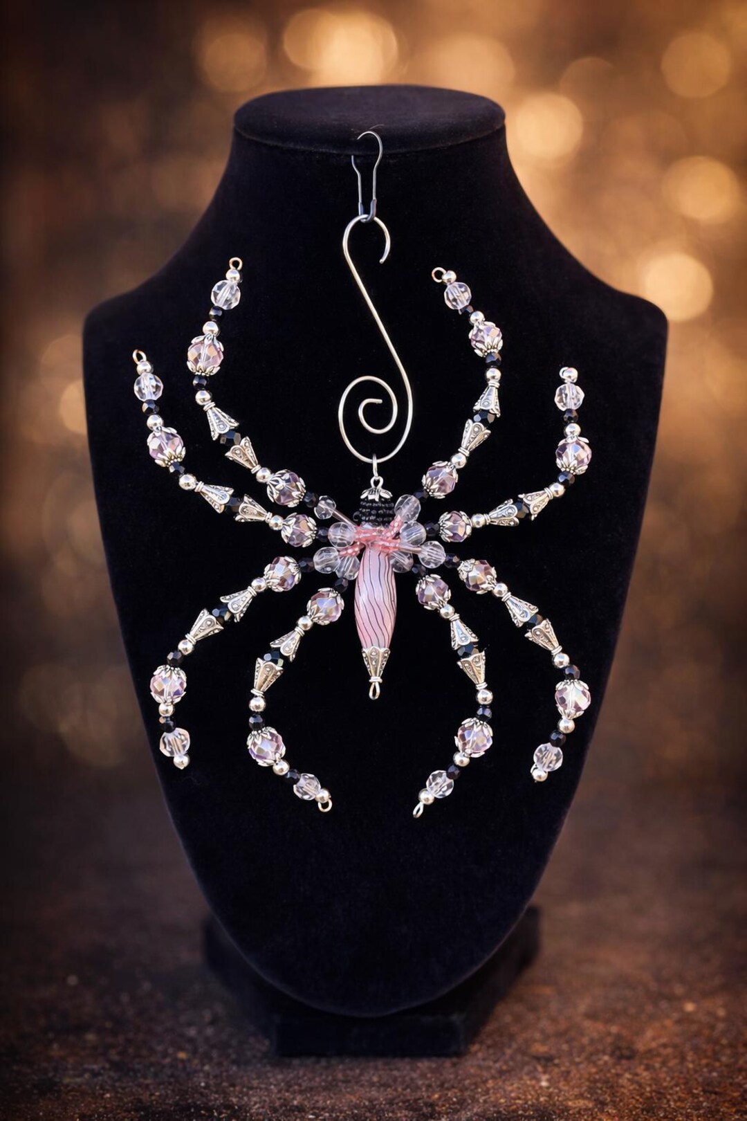 Beaded Spider Sun Catcher, Handmade Garden Decoration - Etsy