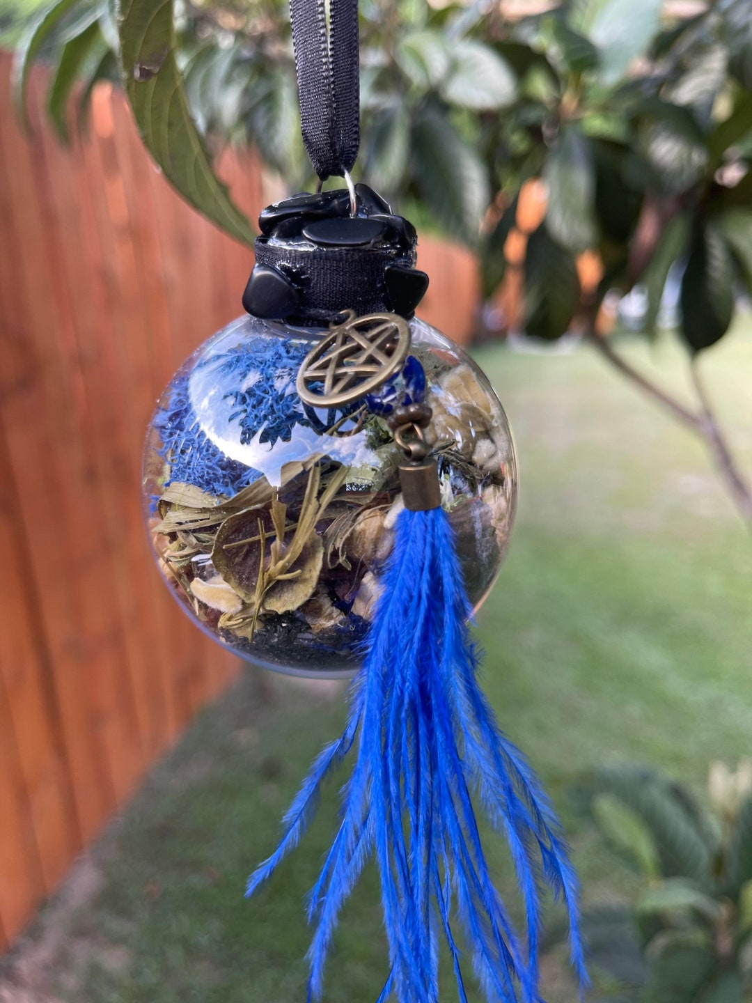 Witch Spell Protection Ball/ New Home Blessing Amulet/ Cottagecore ...