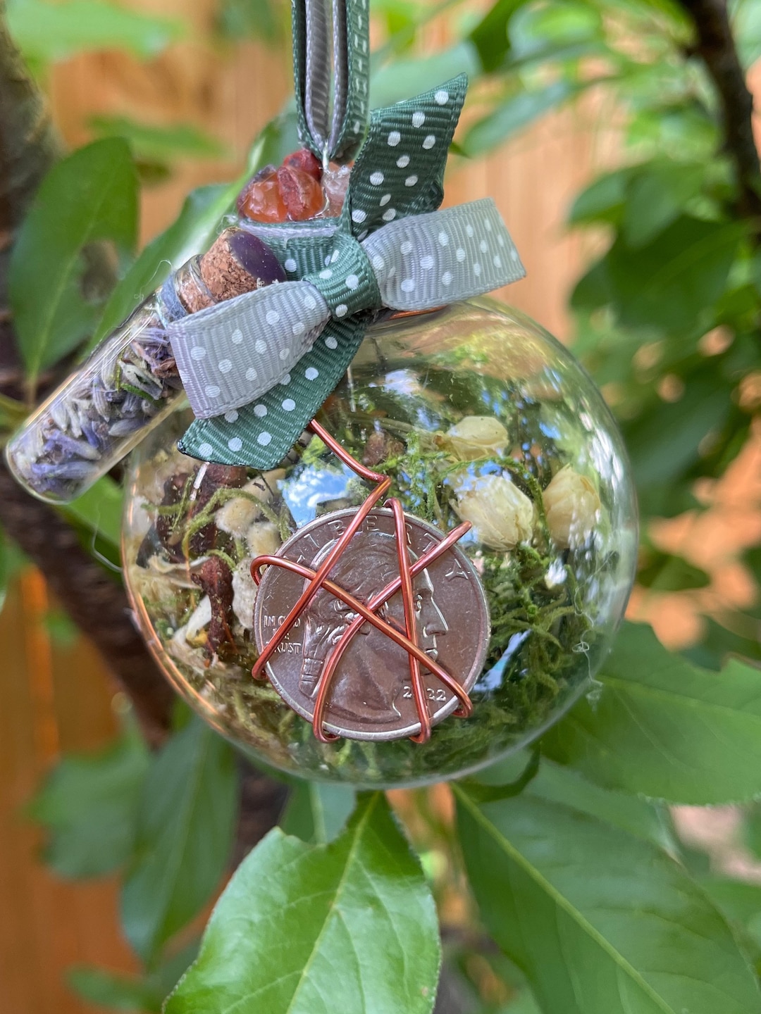 Prosperity Spell Witch Ball/ Success Banish Negativity Orb ...