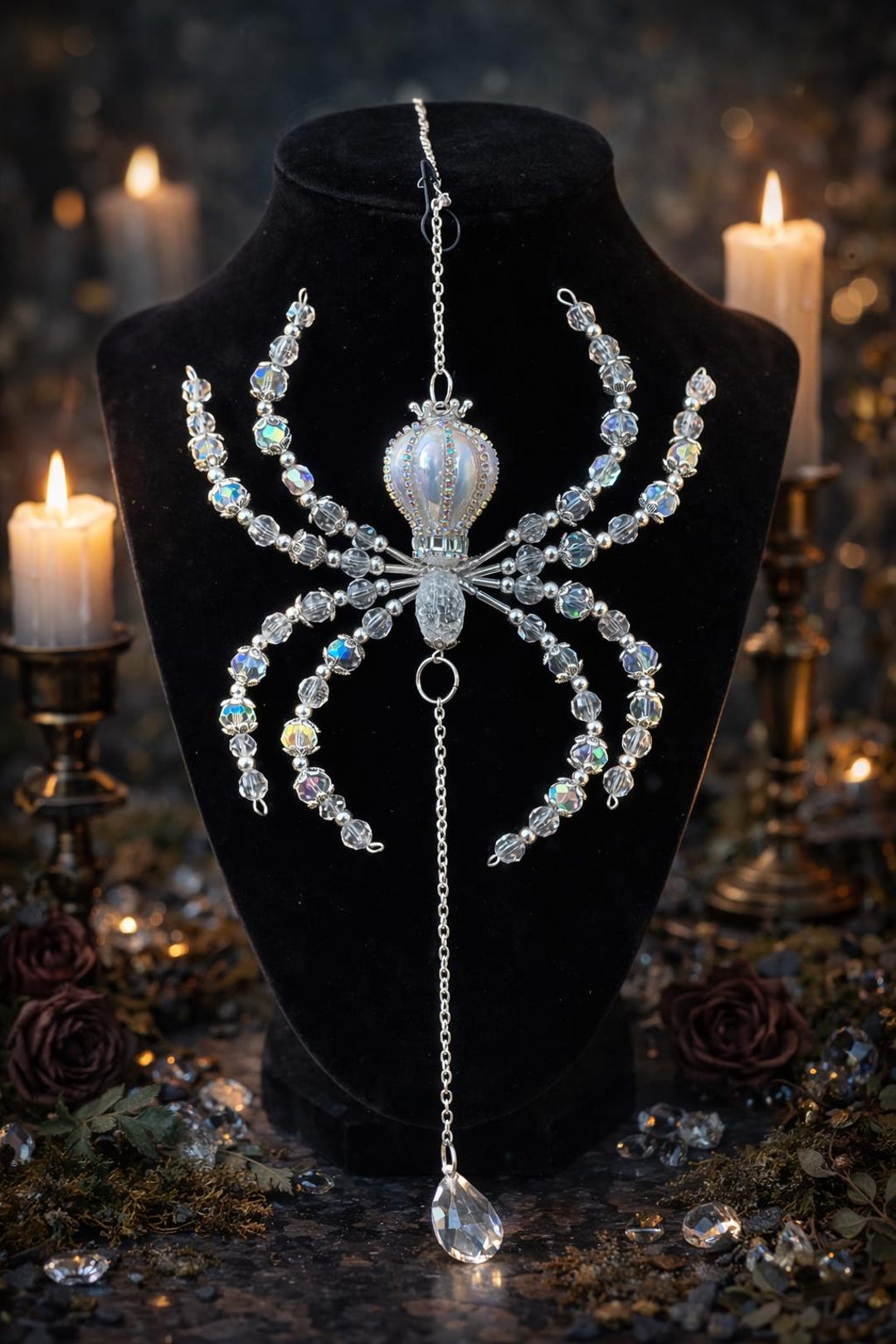Beaded Spider Sun Catcher, Handmade Garden Decoration - Etsy