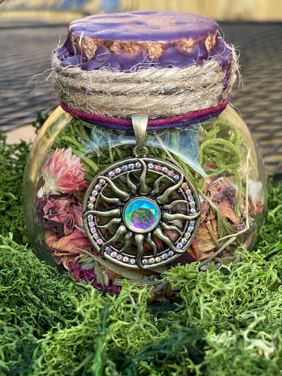 Protection Blessing Bottle/ New Home Unique Gift Idea/ Cottage Core ...