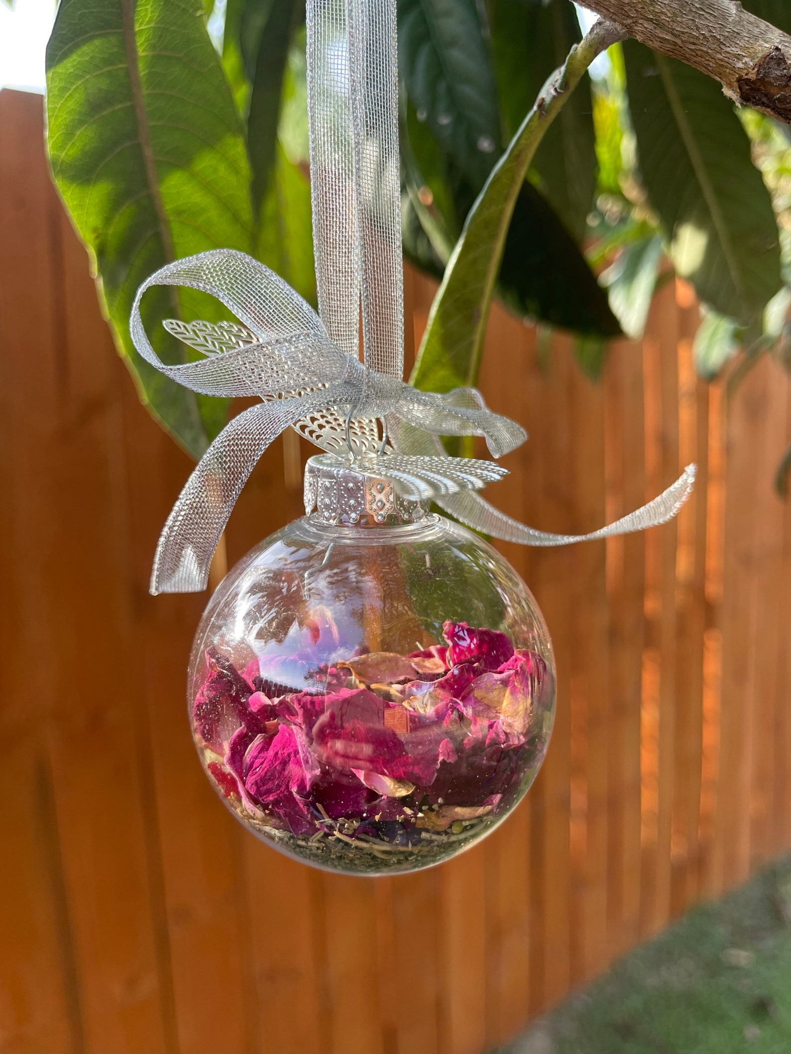 Love Spell Orb: Rose & Crystal Blessing Ball - Cottagecore Home Decor ...