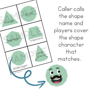 2D and 3D Shape Low-prep Games, Vocabulary, and Posters - Etsy