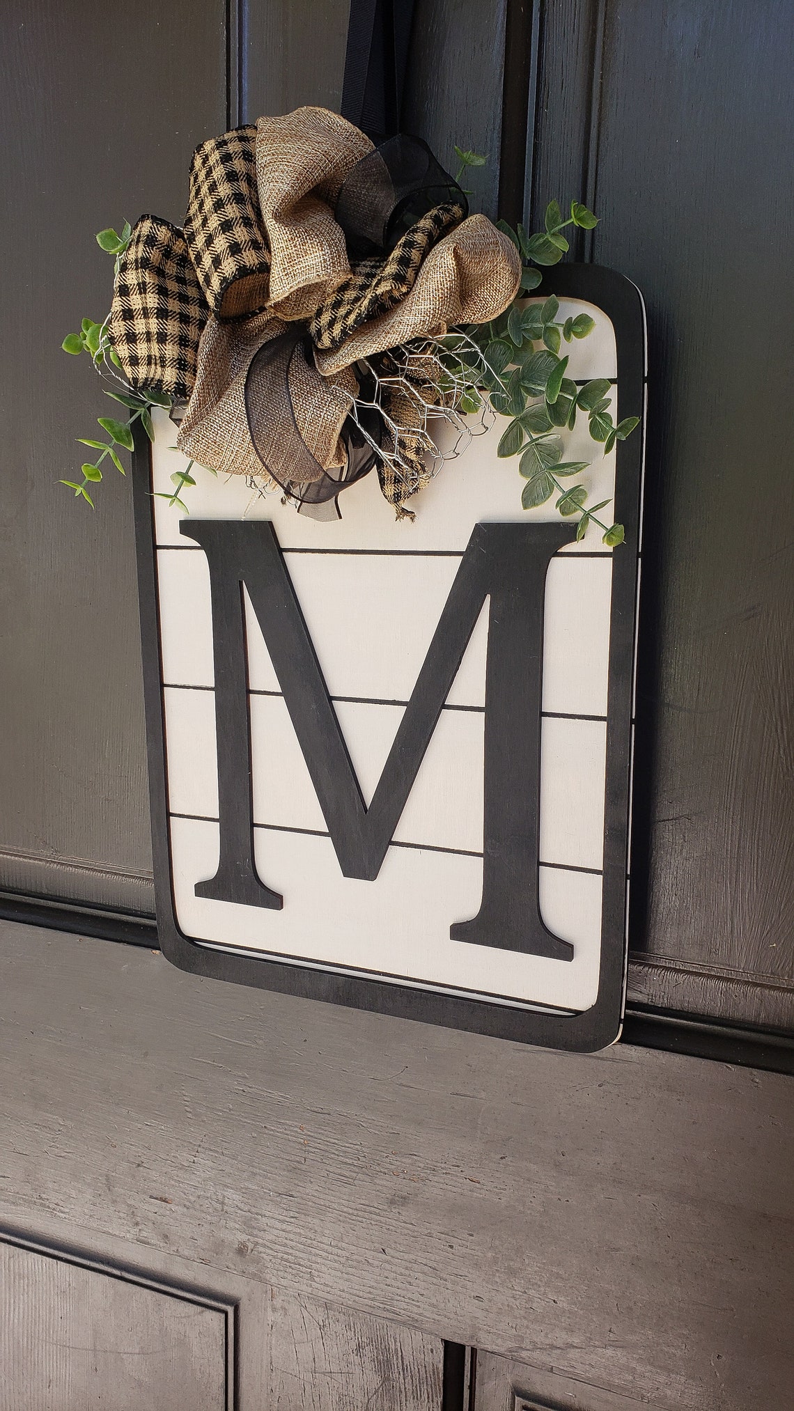 Personalized Farmhouse Tag Sign Monogram Farmhouse Door - Etsy