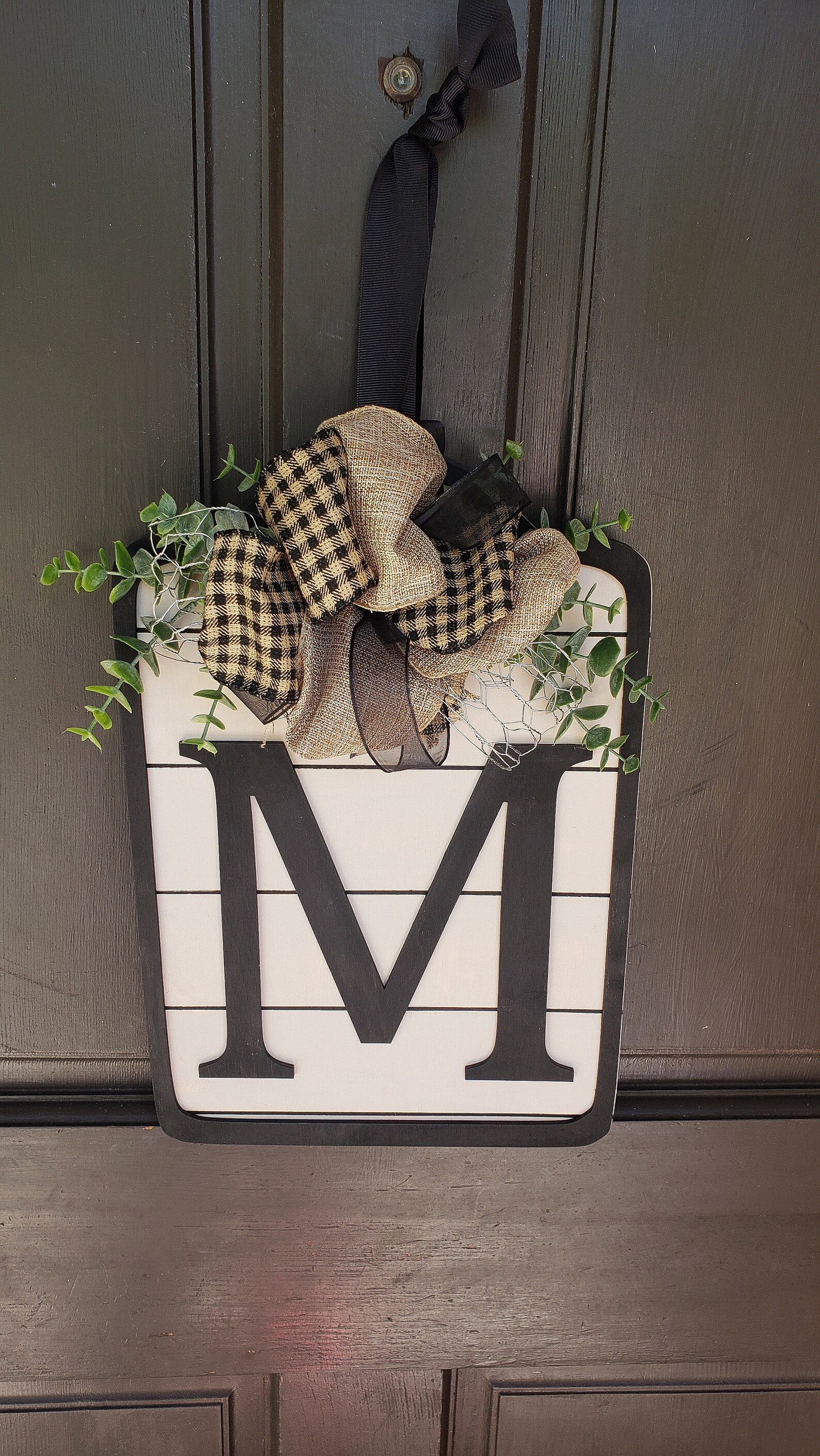 Personalized Farmhouse Tag Sign Monogram Farmhouse Door - Etsy