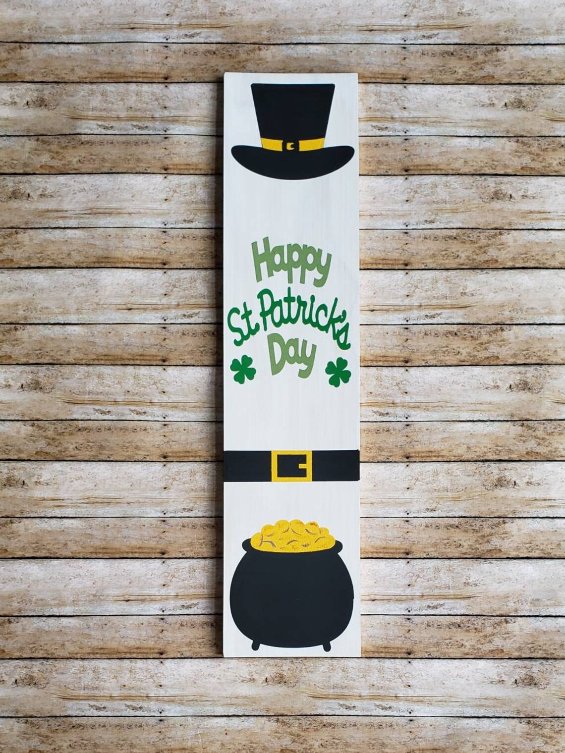 Hand Painted St. Patrick's Day Porch Sign, St. Patty's Day Decor - Etsy