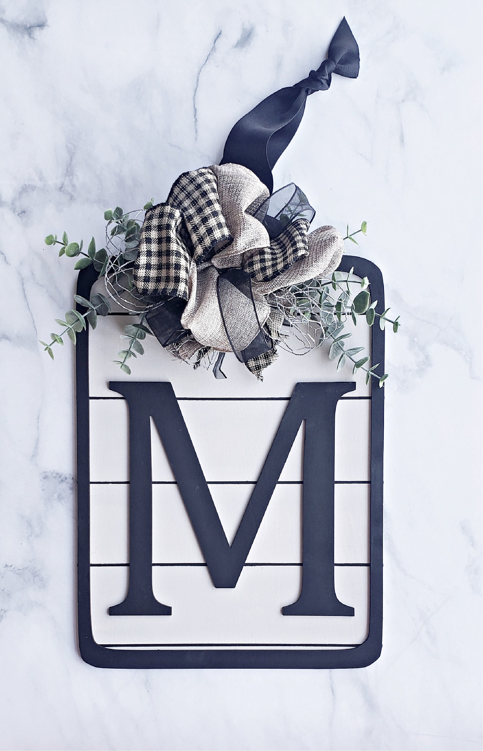 Personalized Farmhouse Tag Sign Monogram Farmhouse Door - Etsy