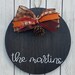 Personalized Fall Sign for Front Door, Stained Wood Custom Fall Holiday ...