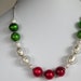 Italian Flag Colors Red White Green Murano Glass Venetian - Etsy