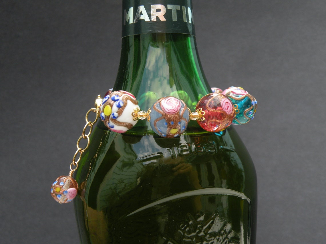 Vintage, Pastel & White Fiorato, Wedding Cake, Murano Glass, Venetian ...
