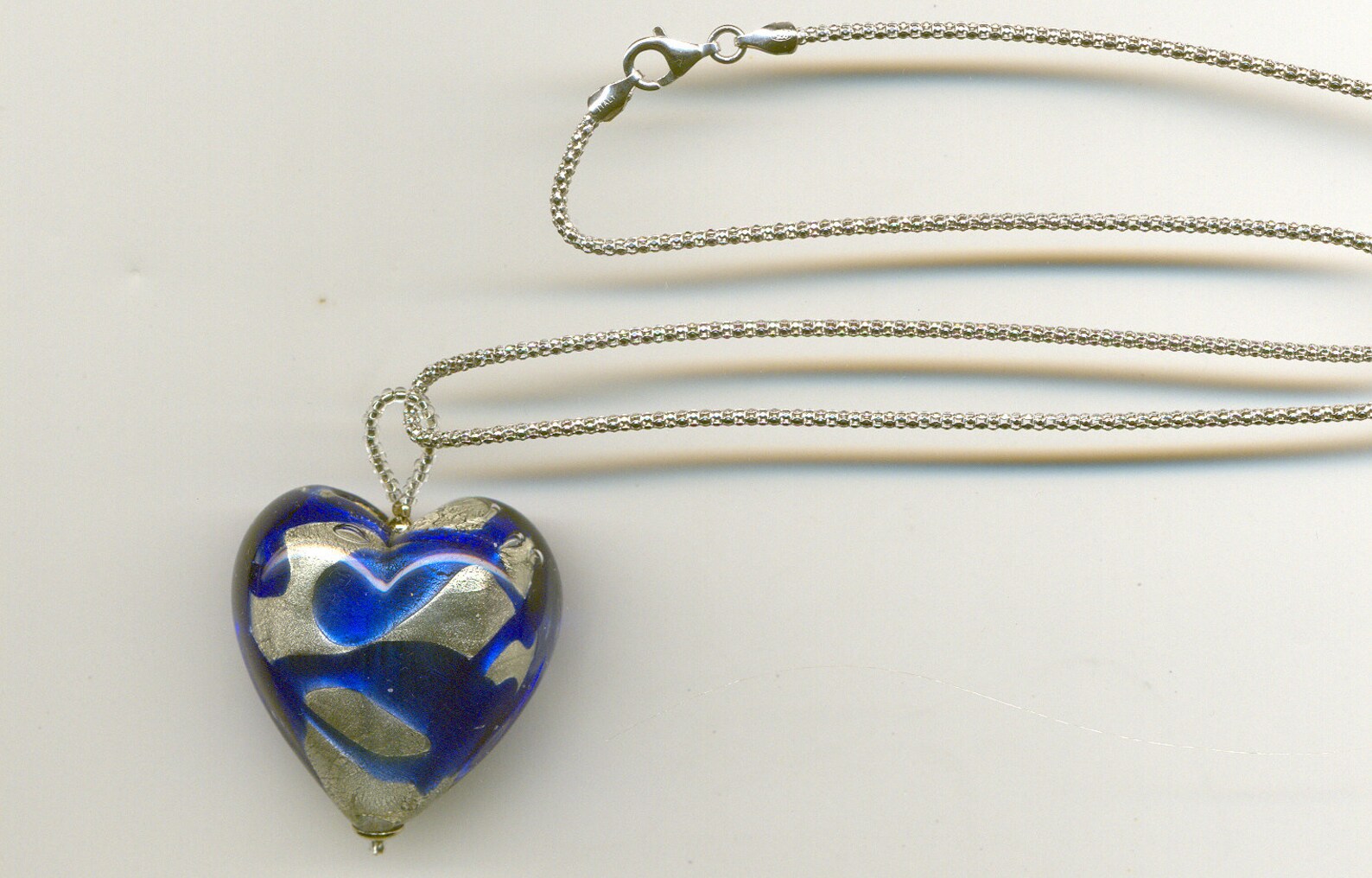 Extra Large 32mm Murano Glass Heart Pendants Venetian White - Etsy