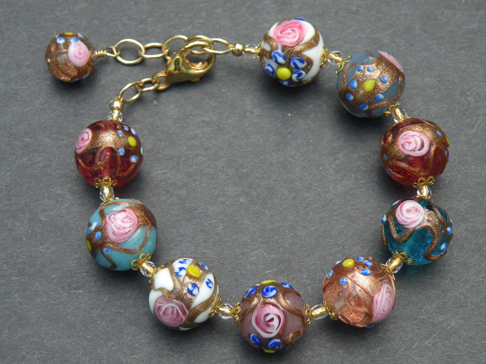 Vintage, Pastel & White Fiorato, Wedding Cake, Murano Glass, Venetian ...
