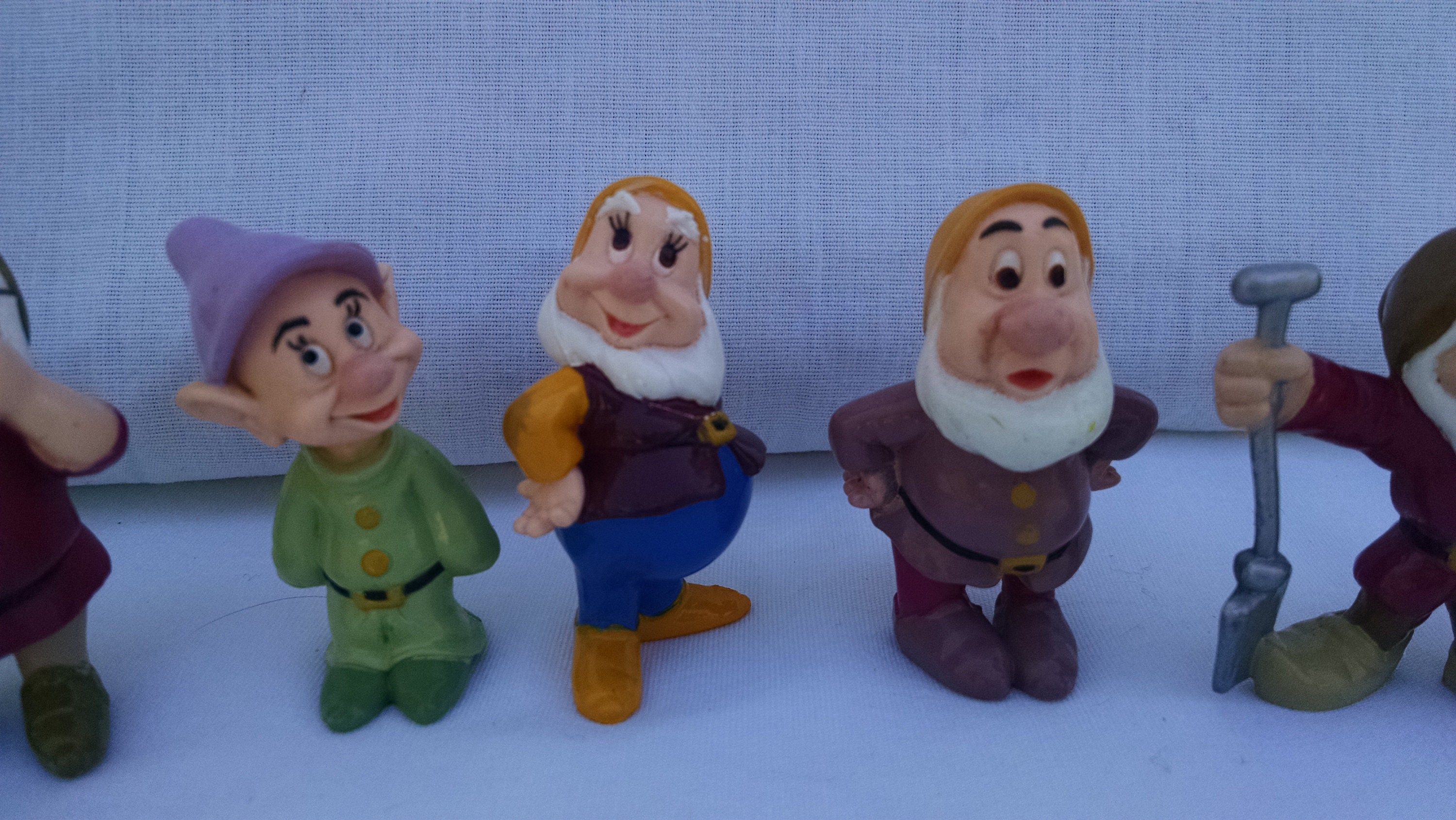Snow White And The Seven Dwarfs PVC Toy Figures | Etsy