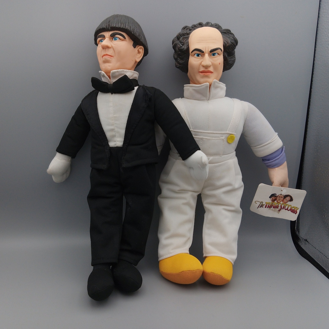 Vintage 3 Stooges Dolls Larry or Moe Soft Body and Hard Plastic Head - Etsy