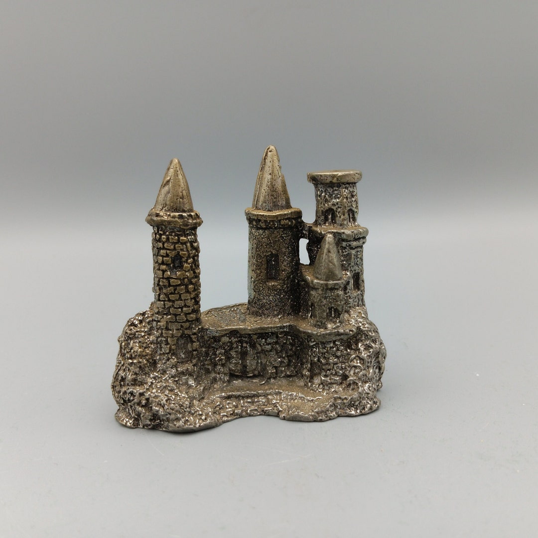 Vintage ASL Pewter Castle 1996 Figurine - Etsy
